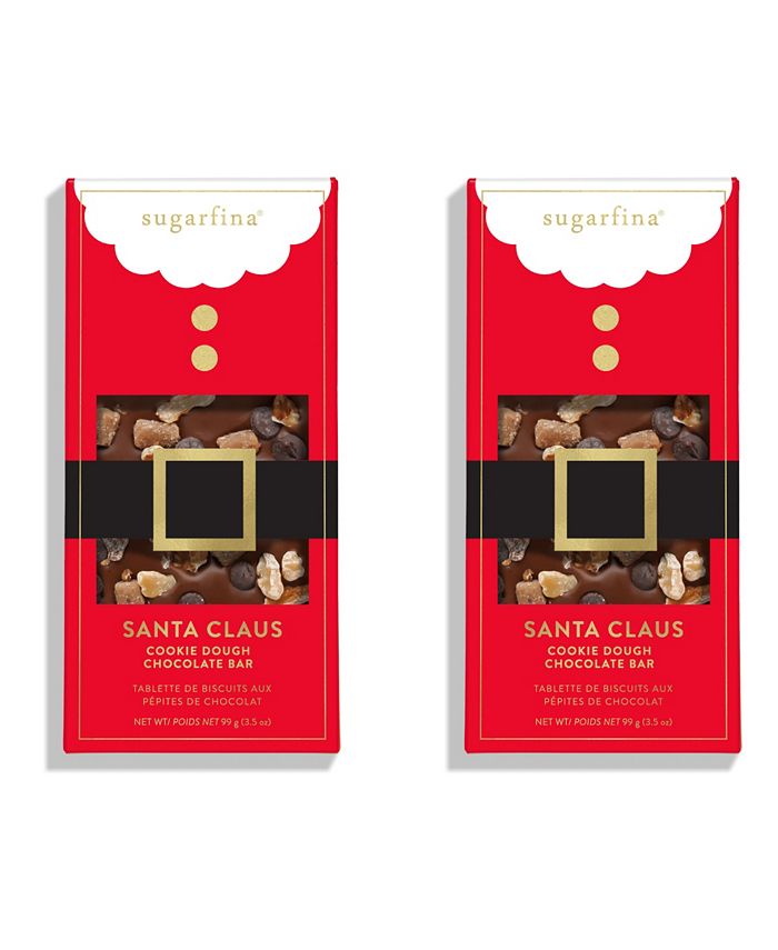 Sugarfina Holiday Santa Chocolate Bar, 2 Pack Set - Macy's