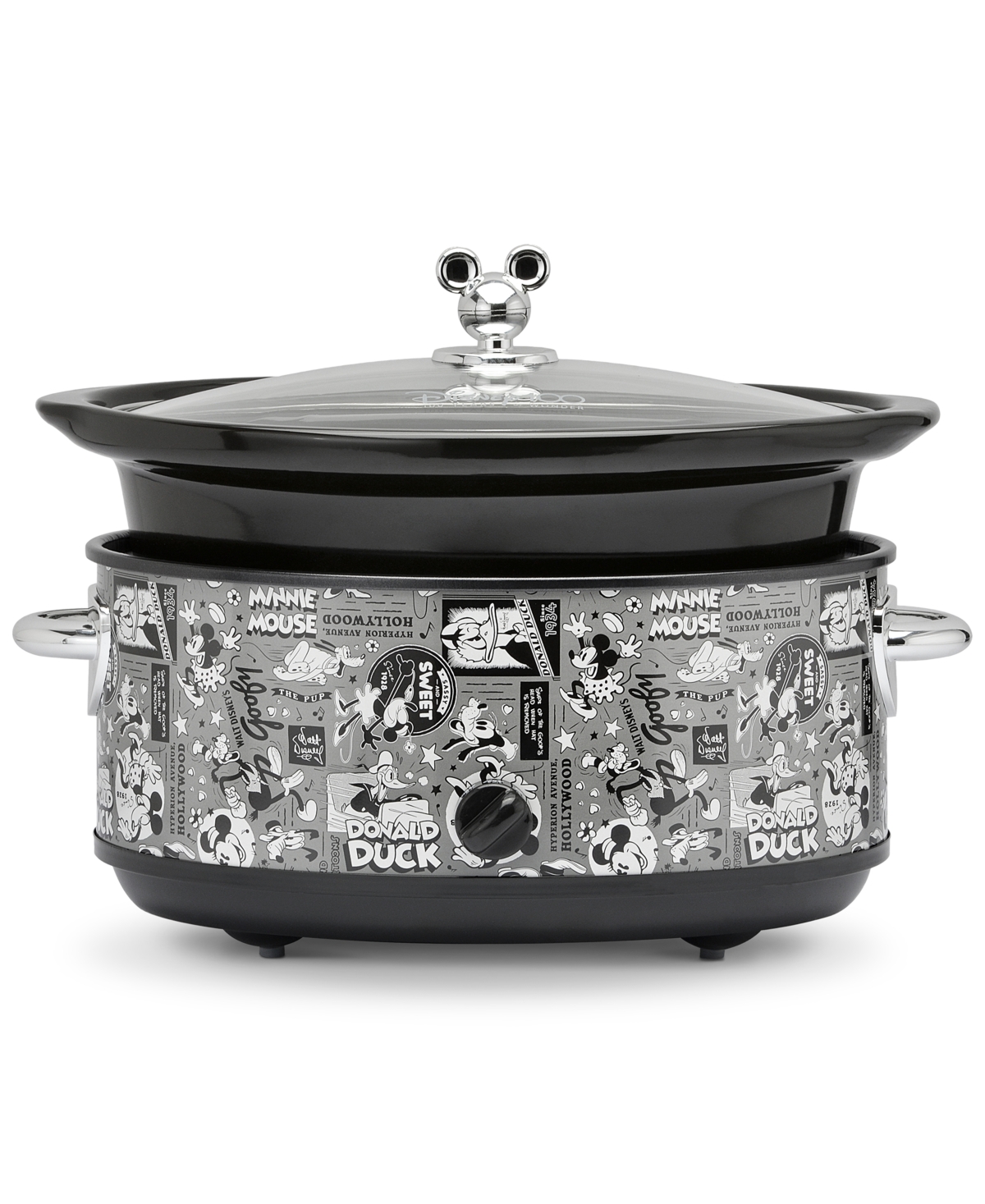 Disney 100 Anniversary 7-Qt. Mickey Mouse Slow Cooker - Black | Smart ...