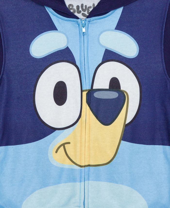 Macy's Hybrid Apparel Bluey Kids Cosplay Zip Fleece Hoodie - Macy's