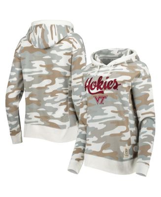 Women's Pressbox Camo Virginia Tech Hokies San Pablo Pullover Hoodie ...