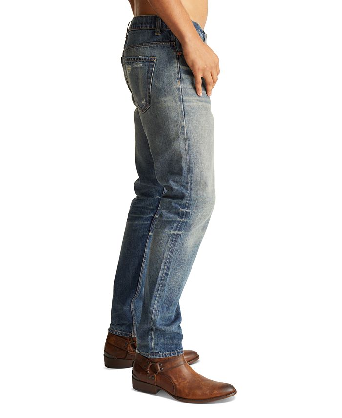 Frye Men's Slim Straight Distressed Jeans - Macy's