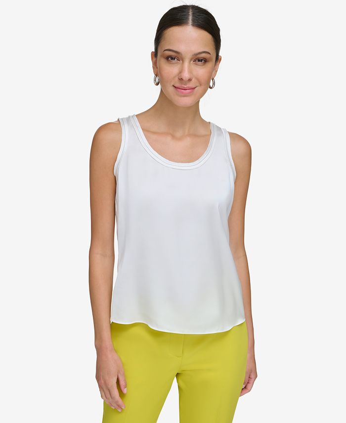 DKNY Women's Scoop-Neckline Tank Top - Macy's