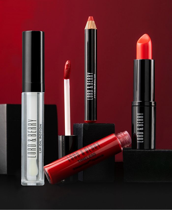 Lord & Berry Holidays Red Lips Makeup Kit, 4 Piece - Macy's