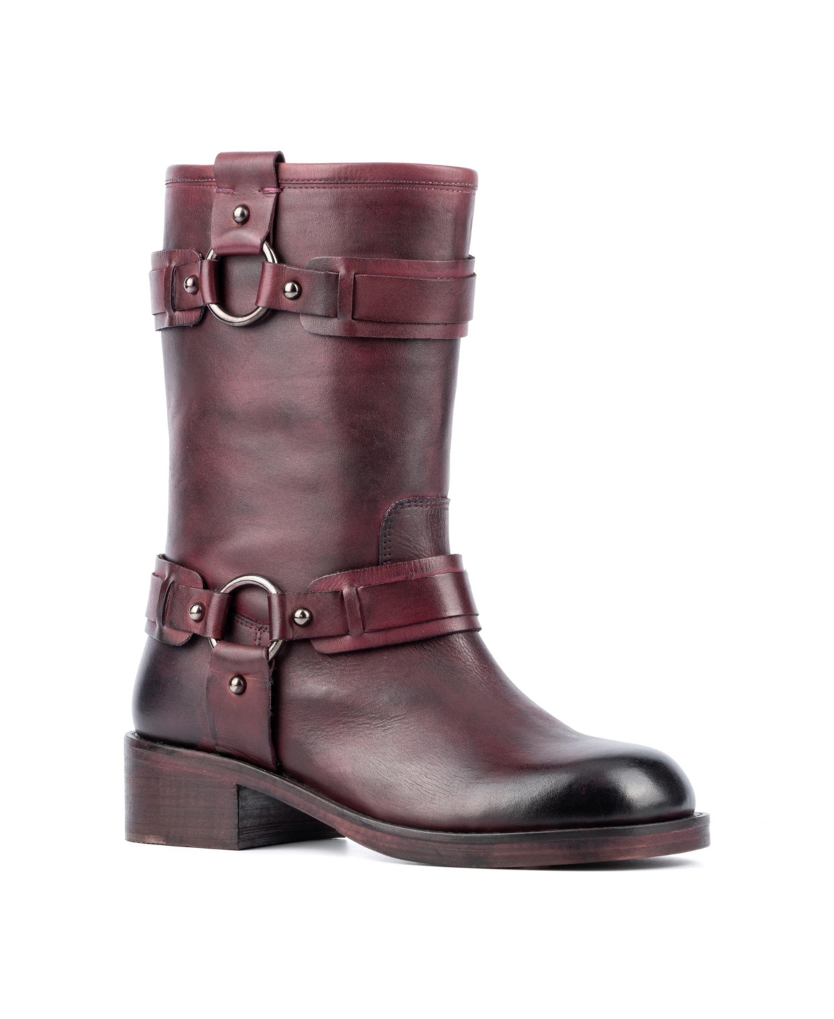 Click here for Womens Augusta Mid Calf Boots - Burgundy prices