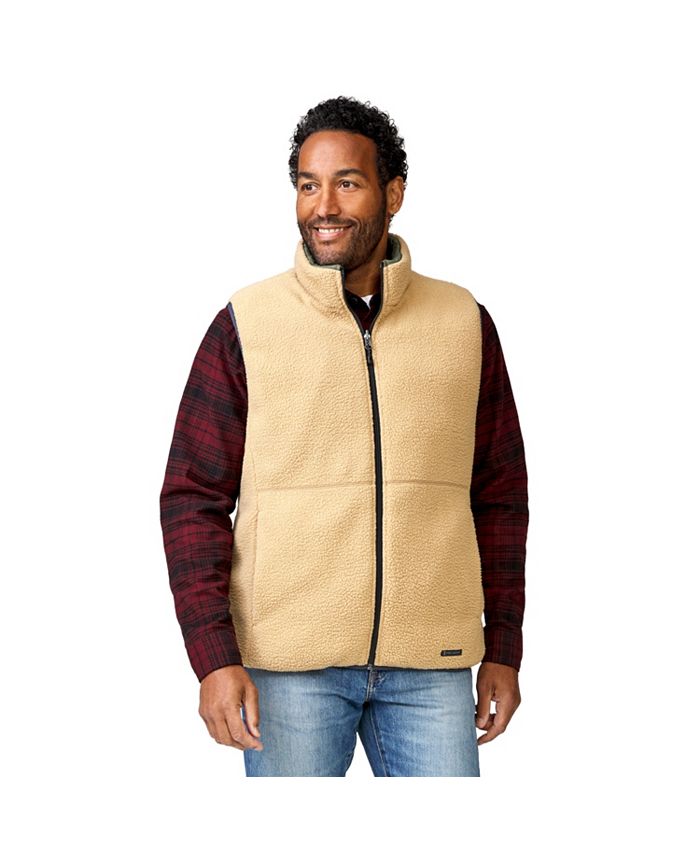 Free Country Men's Pine Creek Quilted Reversible Vest - Macy's