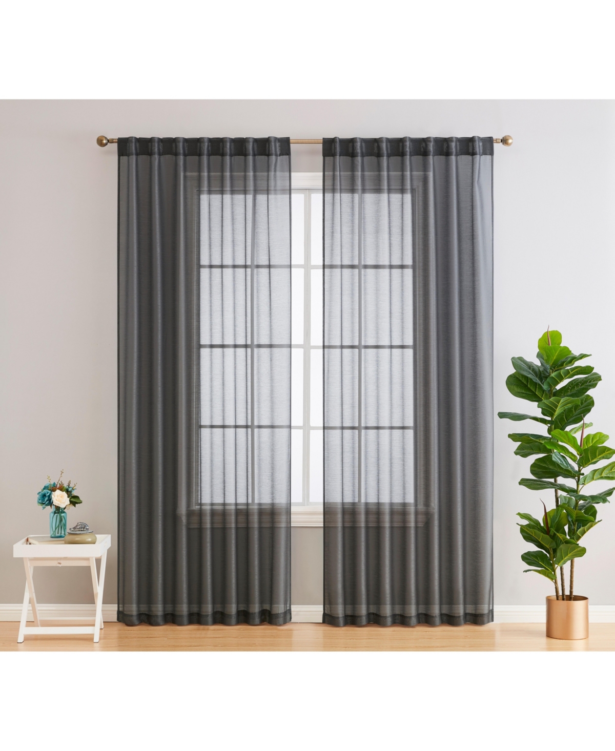 Click here for Hlc.me Lauren Semi Sheer Light Filtering Transpare... prices