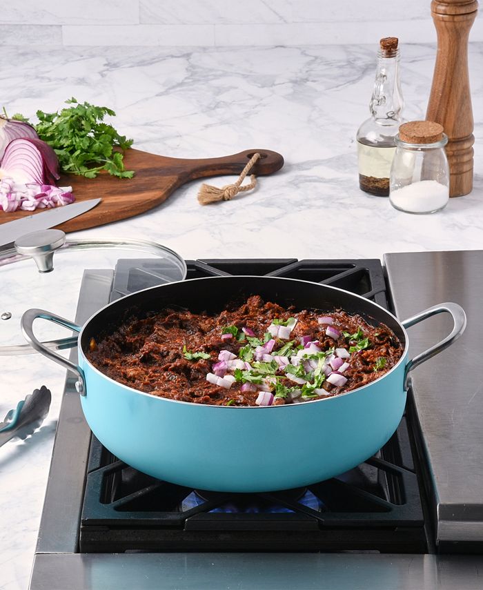 INFUSE Latin Aluminum 6 Quart Caldero with Lid - Macy's