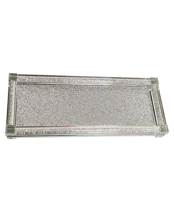 Simplie Fun Exquisite Large Glass Tray In Gift Box - Macy's
