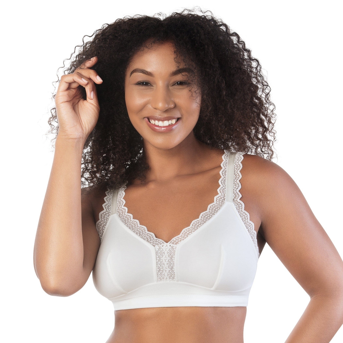 Click here for Parfait Womens Dalis Wire-Free Bralette - Pearl wh... prices