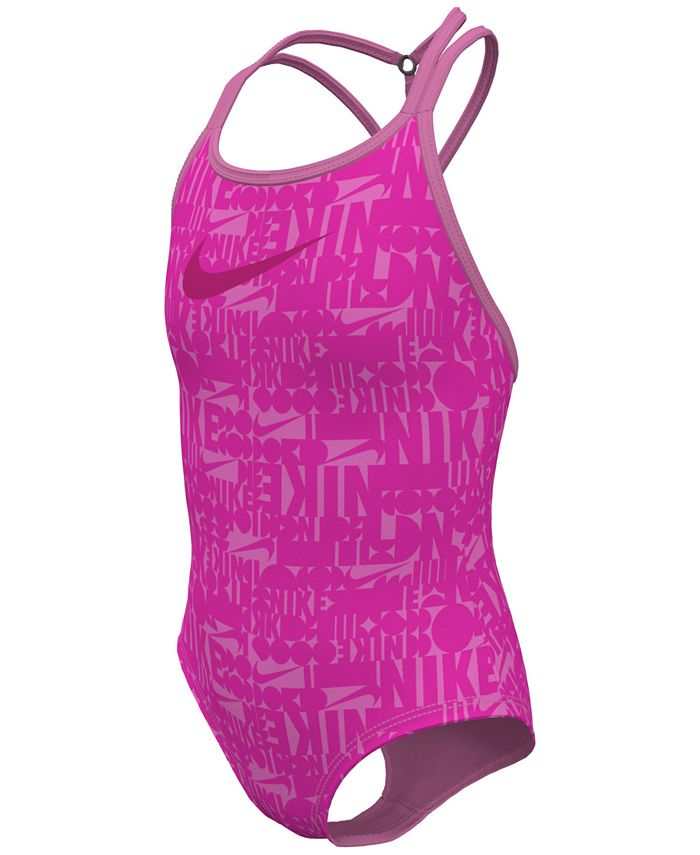 Nike Big Girls Retro Flow T-Crossback One-Piece Swimsuit - Macy's