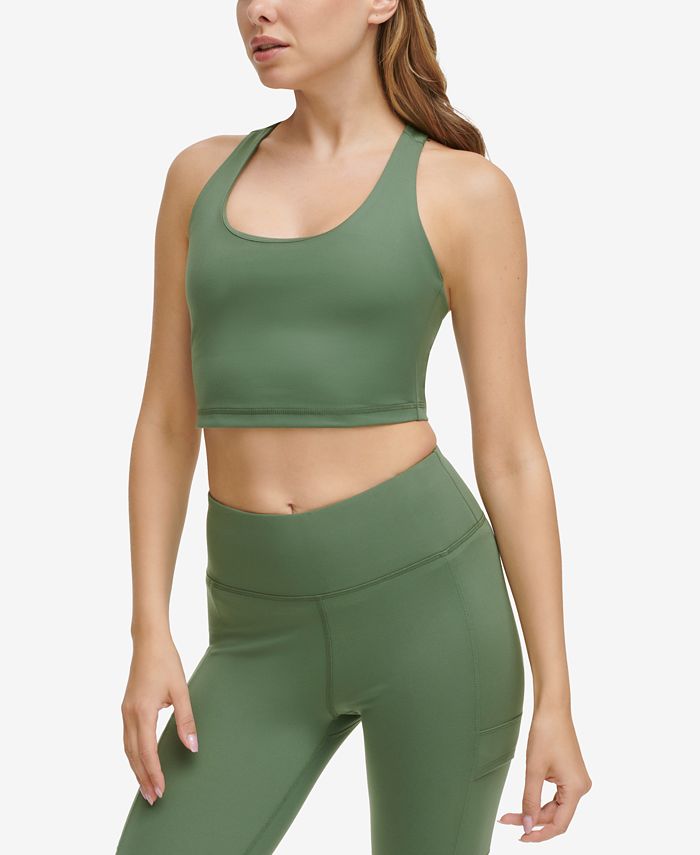 DKNY Women's Balance Compression Cropped Tank Top - Macy's
