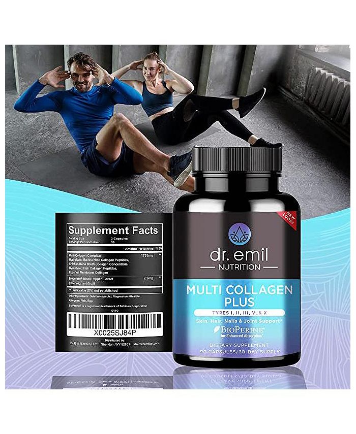 Dr. Emil Nutrition Multi Collagen Plus Capsules - Macy's
