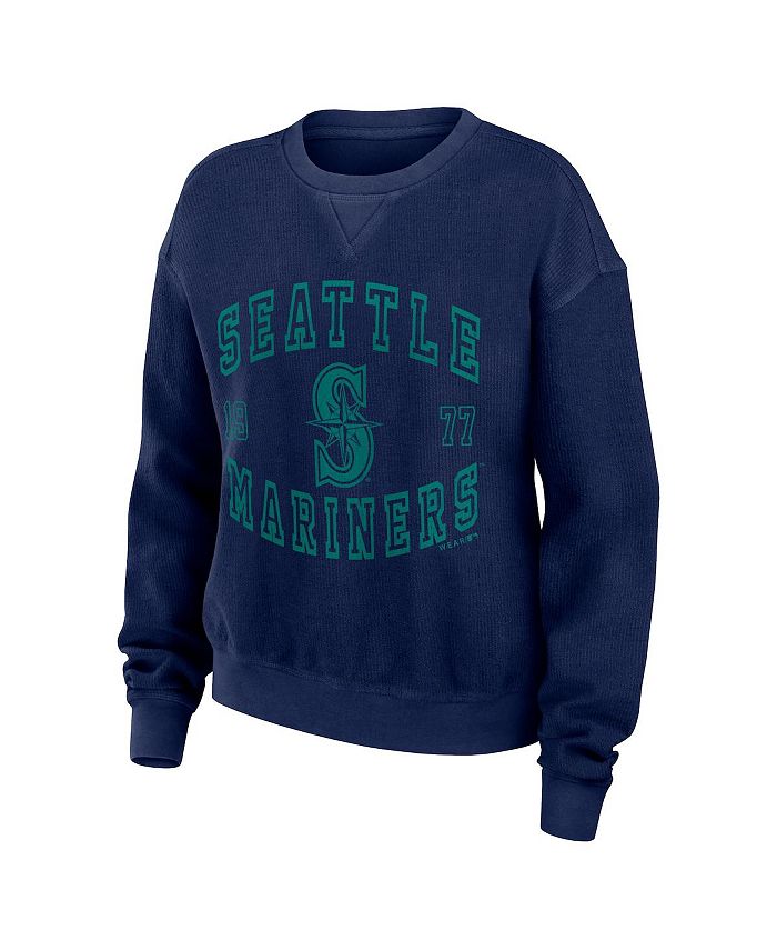 WEAR by Erin Andrews Women's Navy Distressed Seattle Mariners Vintage ...