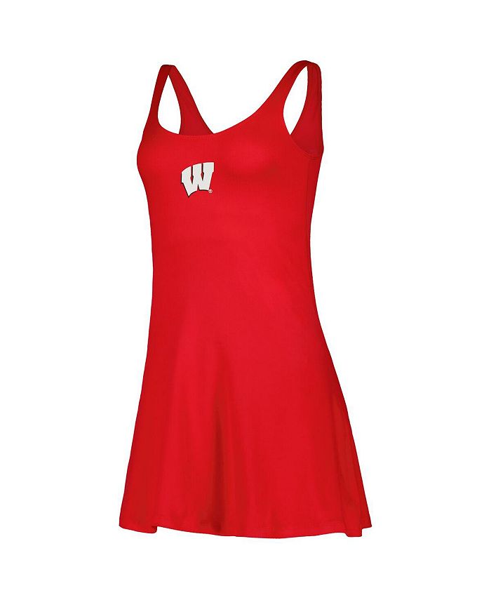 ZooZatz Women's Red Wisconsin Badgers Logo Scoop Neck Dress - Macy's