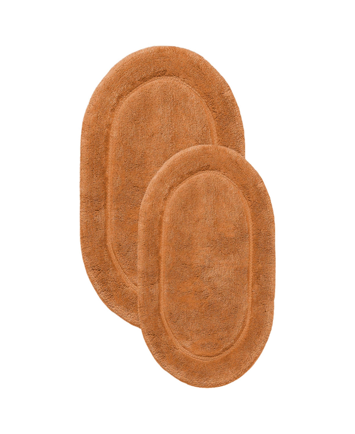 Click here for Superior Oval Solid Non-Skid Washable Cotton 2-Pc.... prices