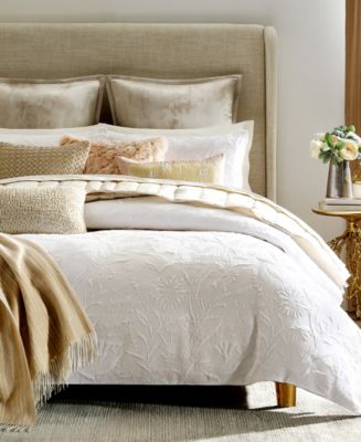 CLOSEOUT! Michael Aram Botanical Matelasse Duvet Cover, King - Macy's