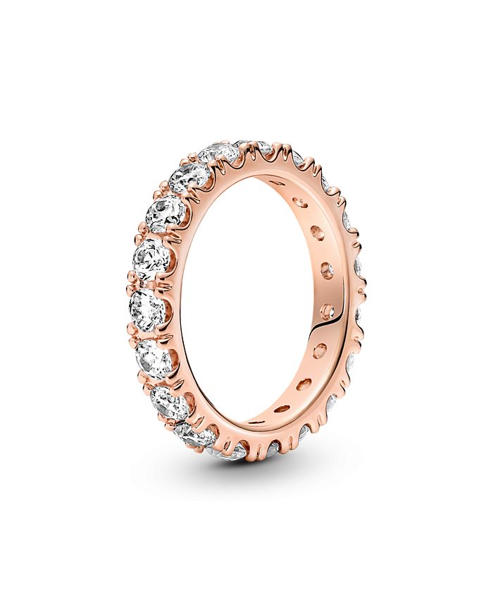 Pandora Cubic Zirconia Timeless Sparkling Row Eternity Ring - Macy's