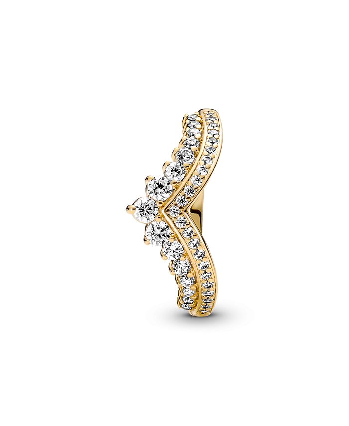 Pandora Cubic Zirconia Timeless Wish Tiara Ring - Macy's