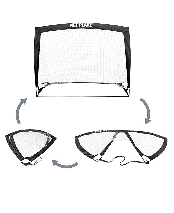 NET PLAYZ Backyard Soccer Goal, Kids Pop-up Backyard Soccer Goals Set of 2 - Macy's