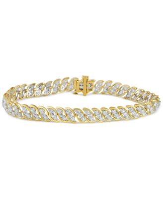 14k gold tennis bracelet macy's store