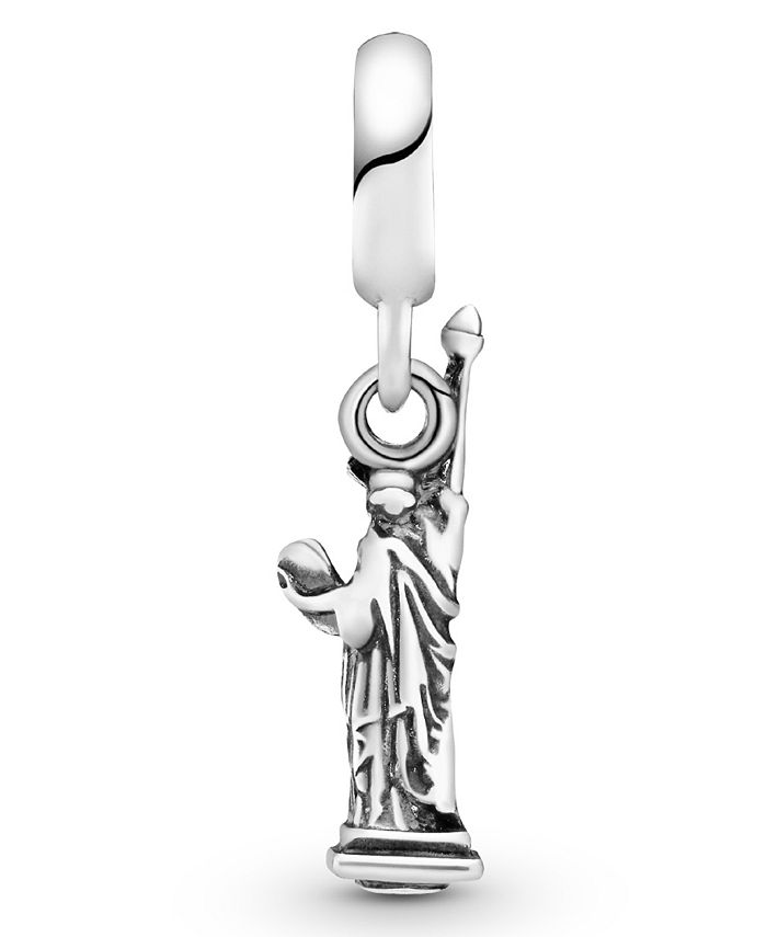 Pandora Sterling Silver New York Statue of Liberty Dangle Charm - Macy's