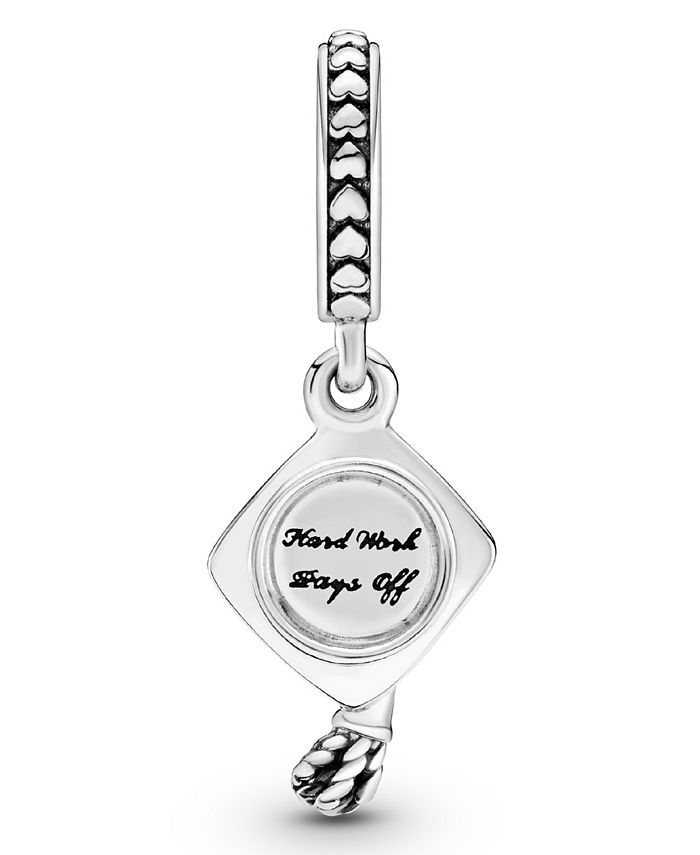Pandora Sterling Silver Graduation Cap Dangle Charm - Macy's