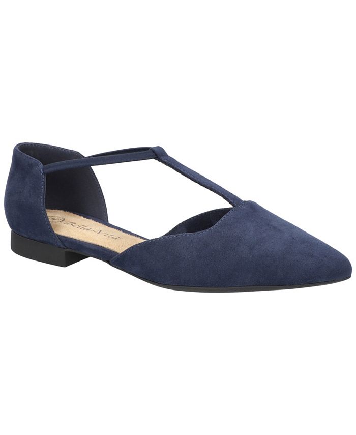 Bella Vita Women's Darby T-Strap Flats - Macy's