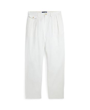 Polo Ralph Lauren Big Boys Whitman Relaxed Fit Pleated Chino Pants - Macy's