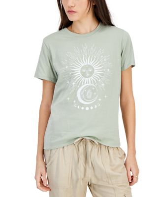 Rebellious One Juniors' Celestial Crewneck Graphic T-Shirt - Macy's