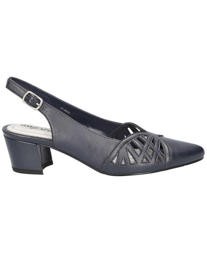 Easy Street Women's Bizzy Buckle Slingback Pumps - Macy's