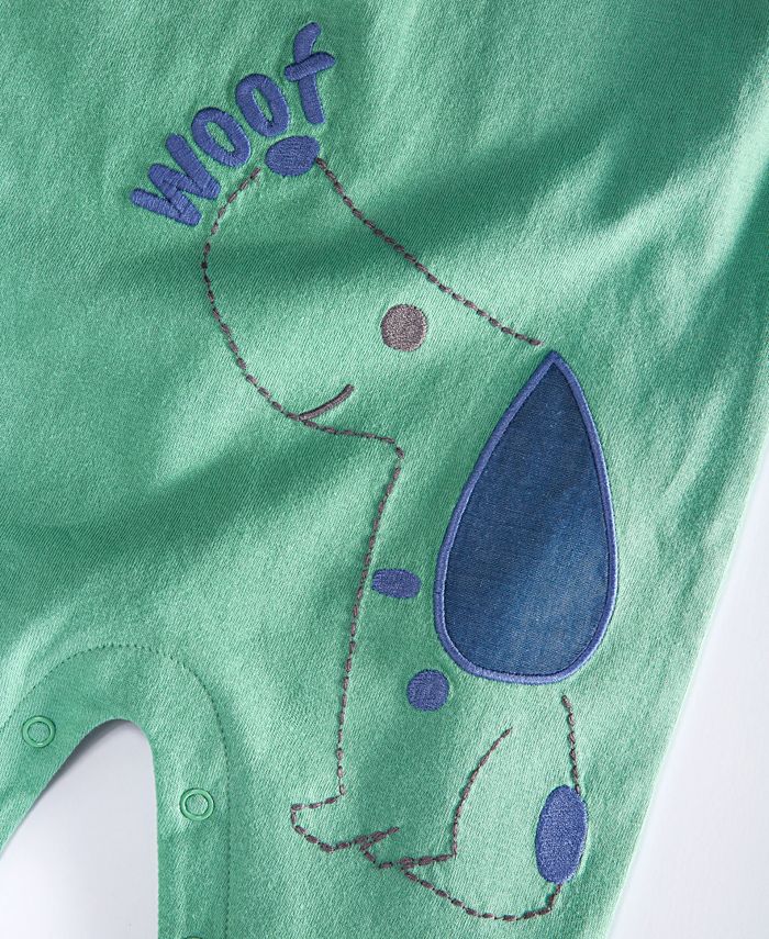 First Impressions Baby Boys Woof Woof Cotton Sunsuit, Created for Macy ...