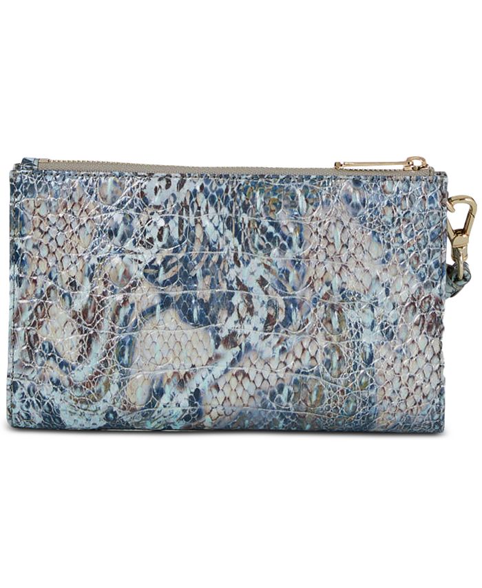 Brahmin Daisy Melbourne Embossed Leather Clutch - Macy's