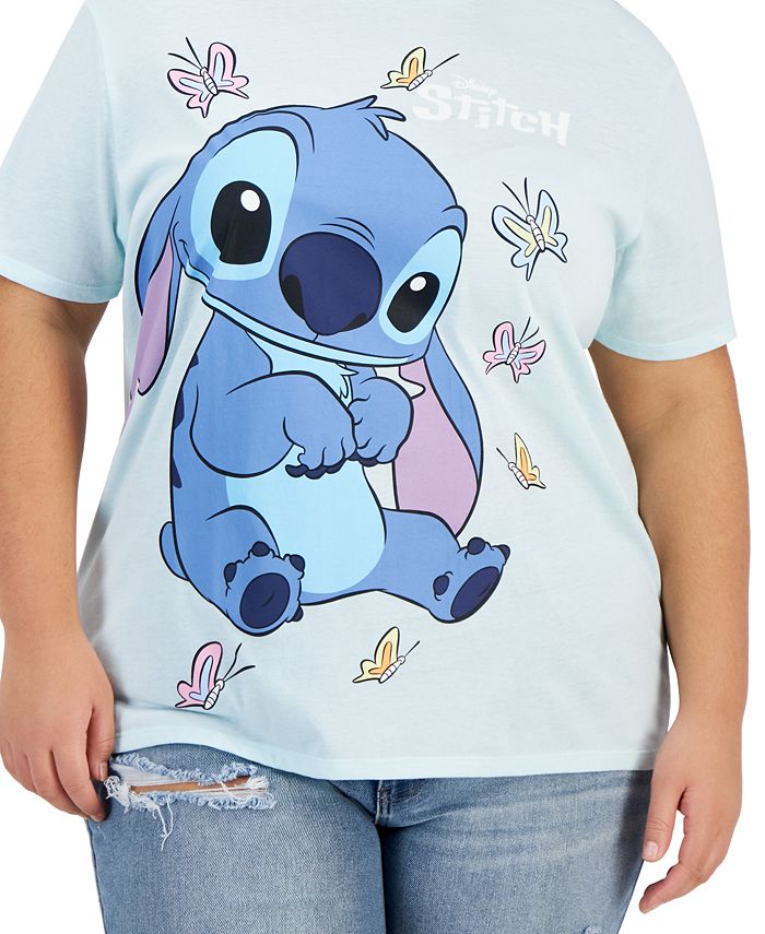 Disney Trendy Plus Size Stitch Butterfly T-Shirt - Macy's