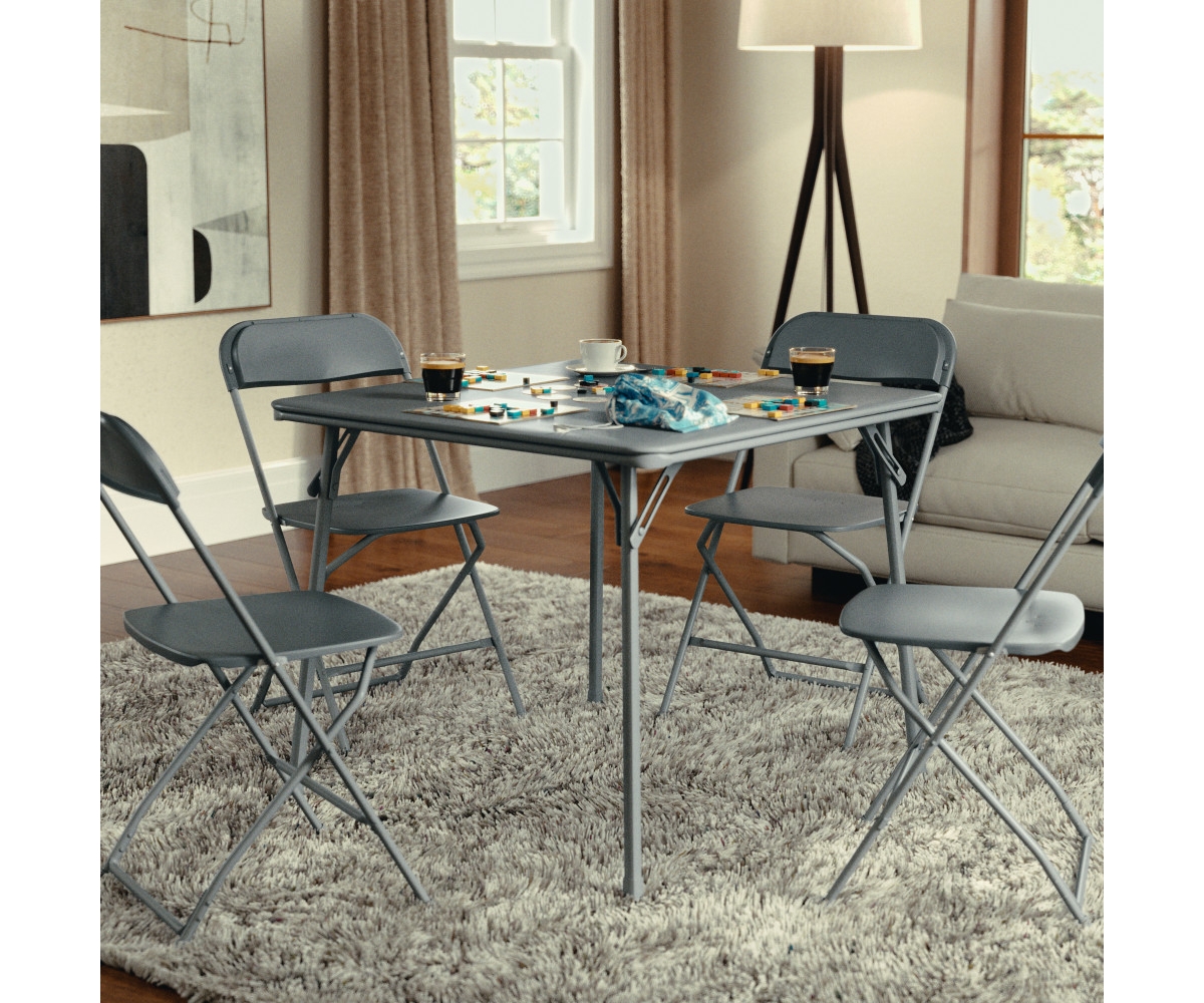 Click here for Foldable Card Table With Vinyl Table Top - Game Ta... prices