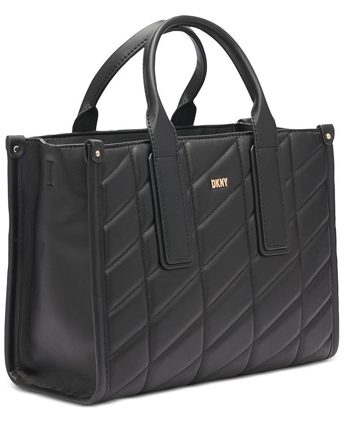 DKNY Bodhi Small Zippered Quilted Tote - Macy's