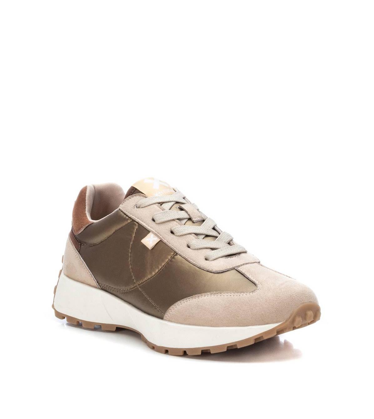 Click here for Womens Lace-Up Sneakers By Xti - Gold prices