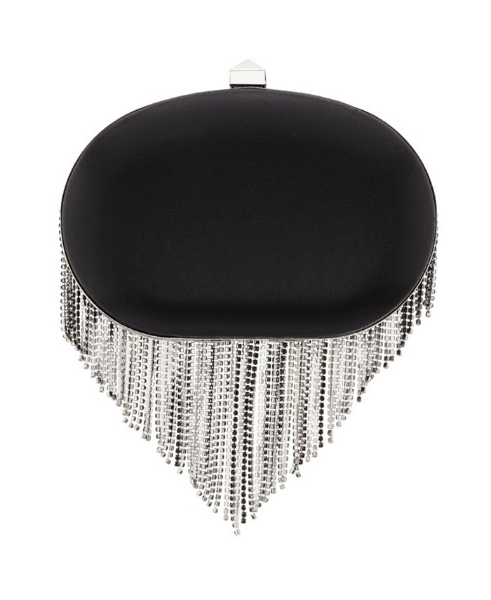 Nina Crystal Chain Draped Minaudiere - Macy's