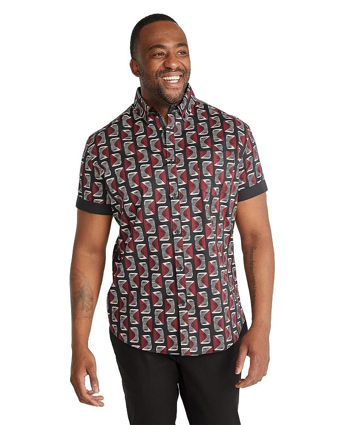 Johnny Bigg Men's Big & Tall Reid Print Shirt - Macy's