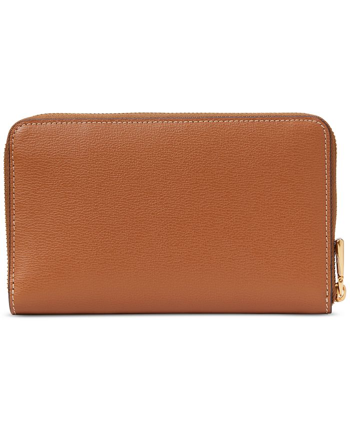 kate spade new york Katy Textured Leather Zip Around Wallet - Macy's