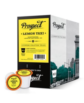 Prospect Tea Co Prospect Tea Decaffeinated Lemon Taxi Herbal Tea Pods ...