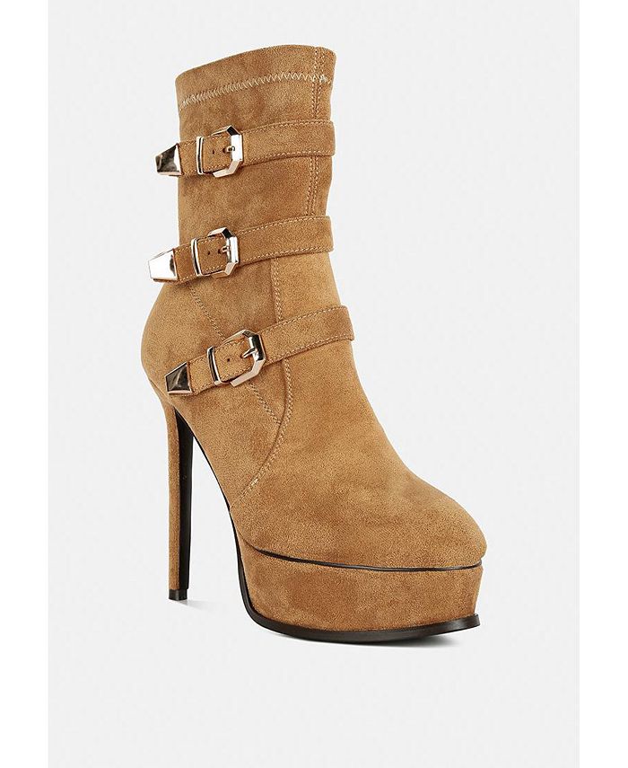Rag & Co BEAUX Womens High Platform Stiletto Ankle Boots - Macy's