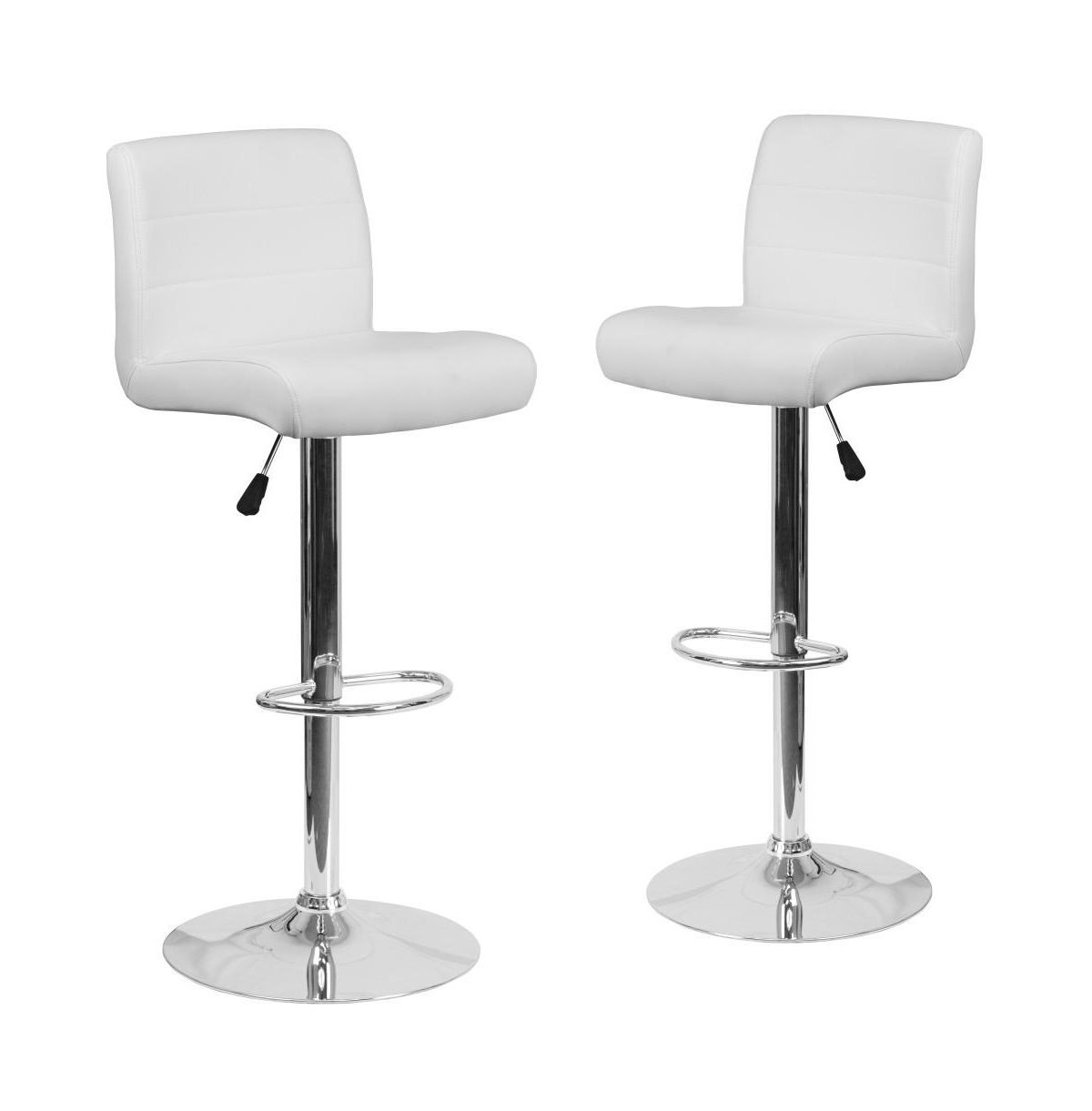 Click here for 2 Pack Contemporary Vinyl Adjustable Height Barsto... prices