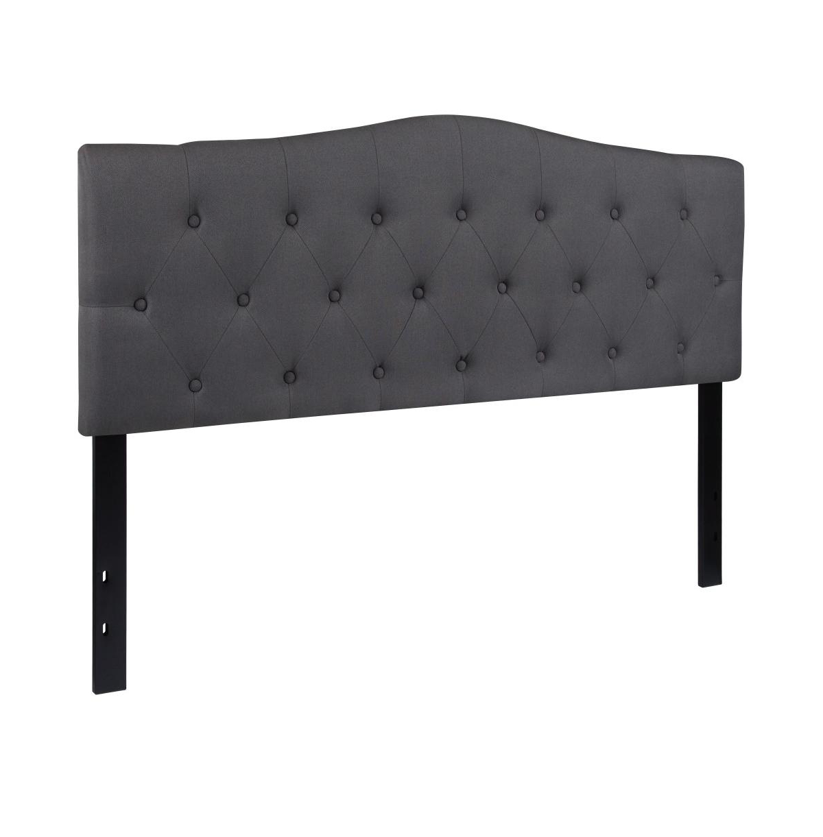 Click here for Arched Queen Button Tufted Upholstered Headboard -... prices