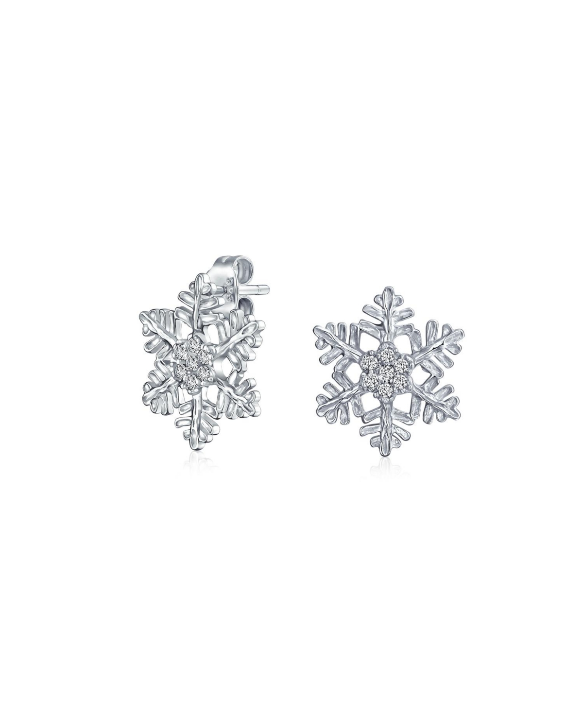 Click here for Bling Jewelry Petite Holiday Cz Cubic Zirconia Sno... prices