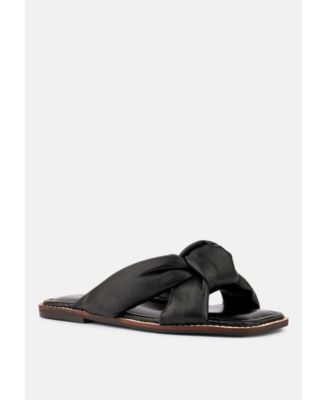 CHUBS Womens Puffy Strap Sliders Flat - Macy's