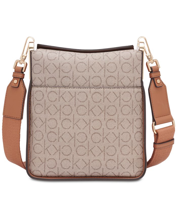 Calvin Klein Fay Small Adjustable Signature Crossbody with Magnetic Top ...