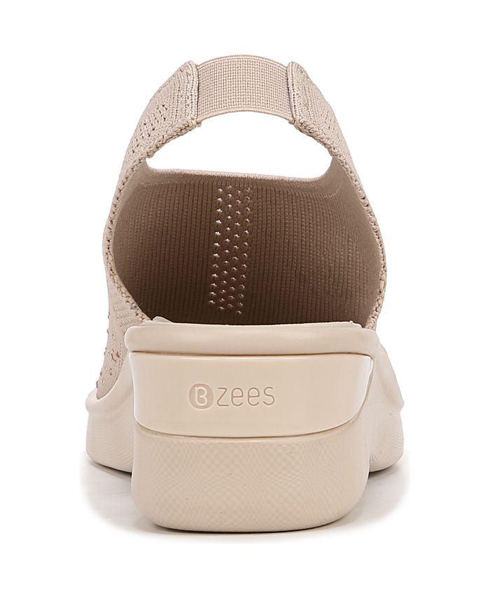 Bzees Sicily Bright Washable Slingback Wedge Sandals - Macy's