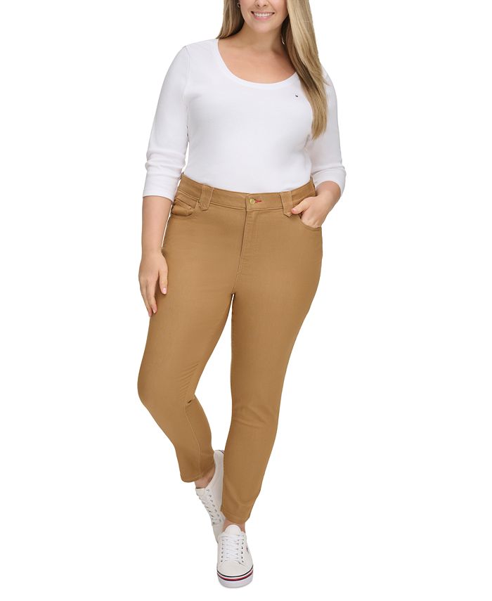 Tommy Hilfiger Plus Size Waverly Sateen Jeans - Macy's