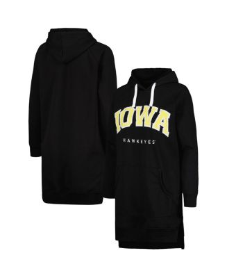 Gameday Couture Women's Black Iowa Hawkeyes Take a Knee Raglan Hooded ...