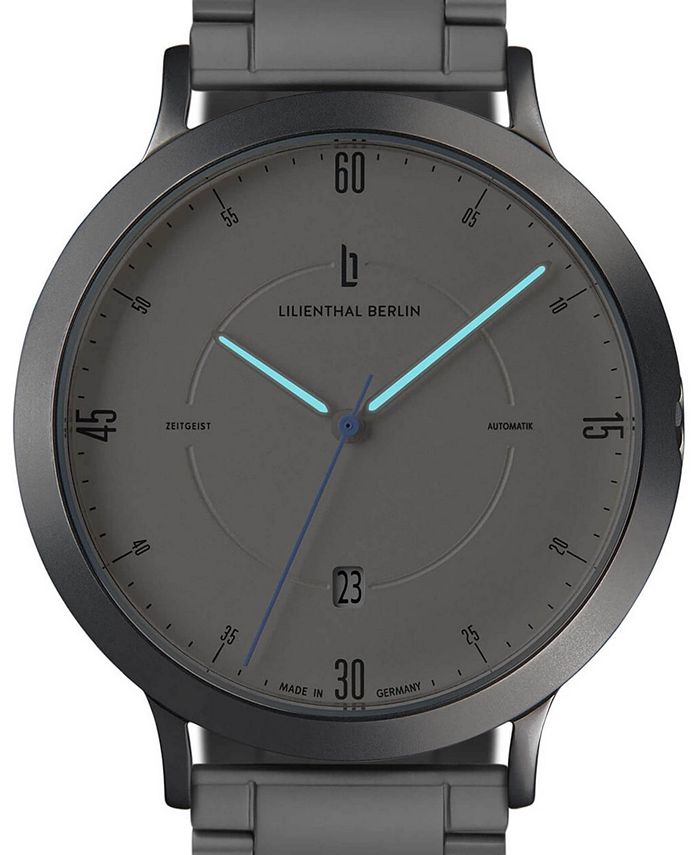 Lilienthal Berlin Men's Zeitgeist Automatik Silver Silver-Tone ...